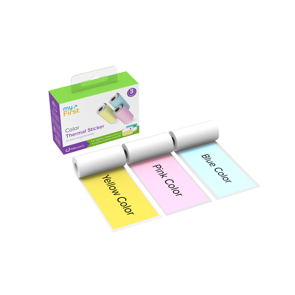 Thermal Sticker Pink Blue Yellow for myFirst Camera Insta 2/Insta Wi ...